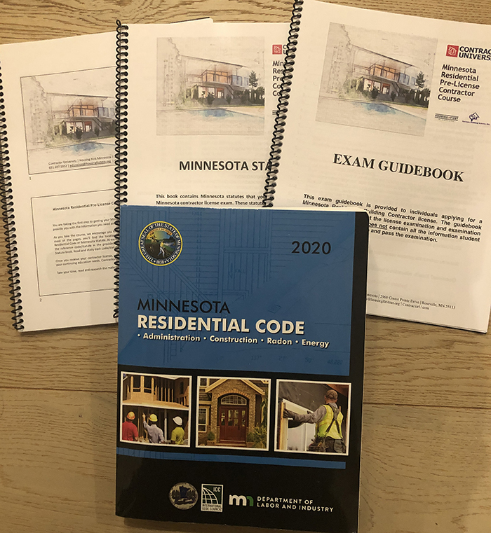 Minnesota Contractor Pre-License Exam Prep Course (no CEUs)